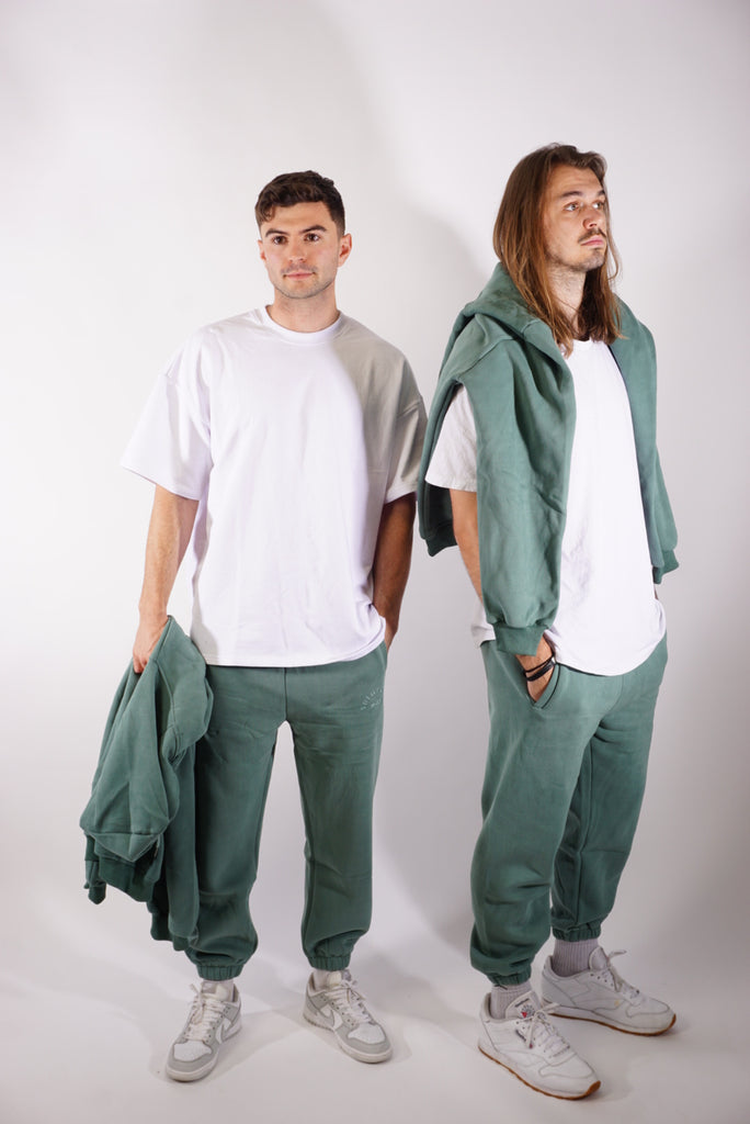 tsw leisure club - soft evergreen trackpant – thesaturdayway